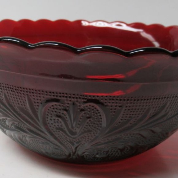 Anchor Hocking | Dining | Anchor Hocking Ruby Red Sandwich 8 Inch ...